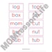 Printable Montessori Pink Series Photos and Words Cards in Print AND ...