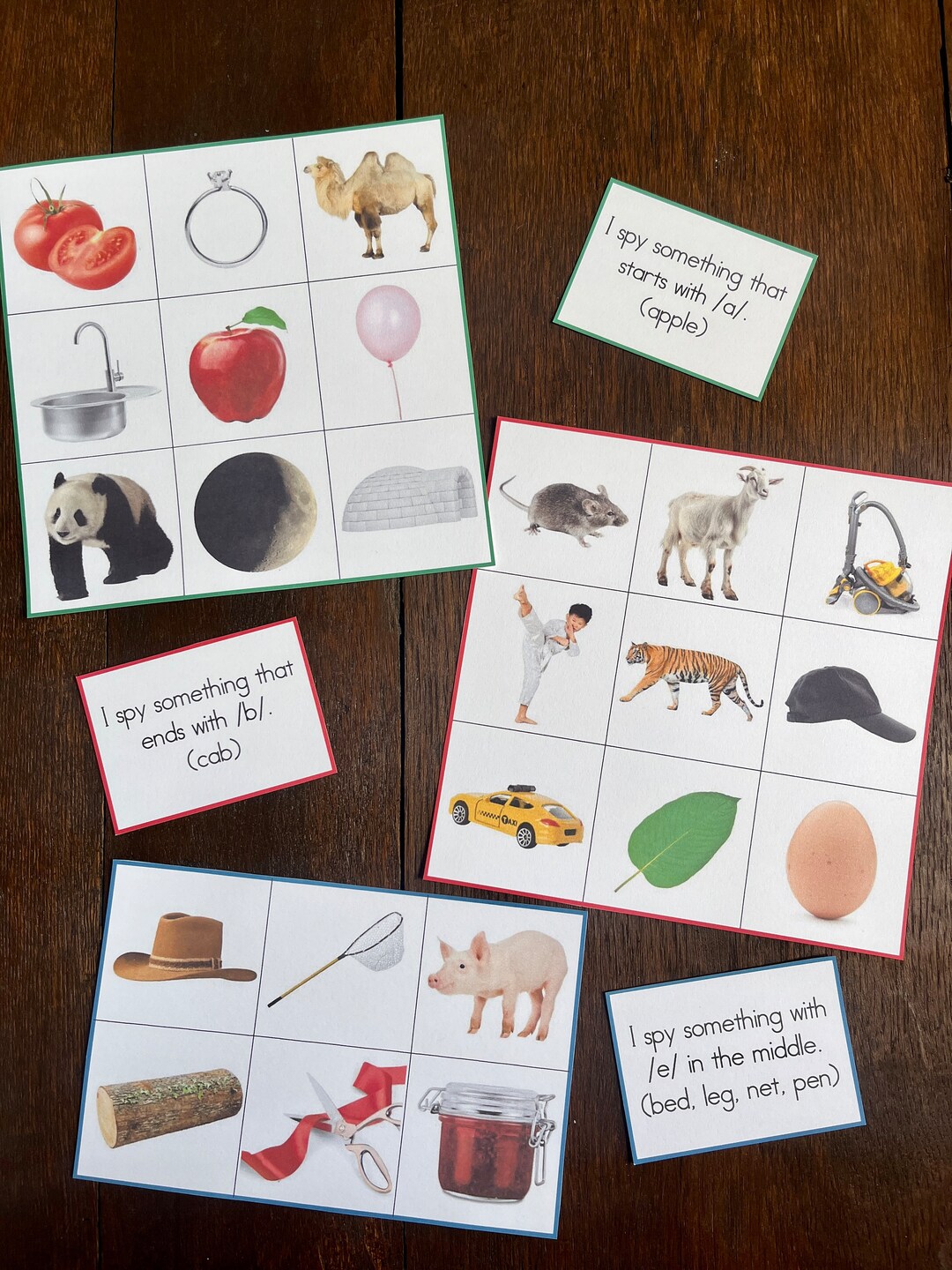 Beginning/ending/middle Sounds Bingo -- Montessori-inspired Sound Games ...