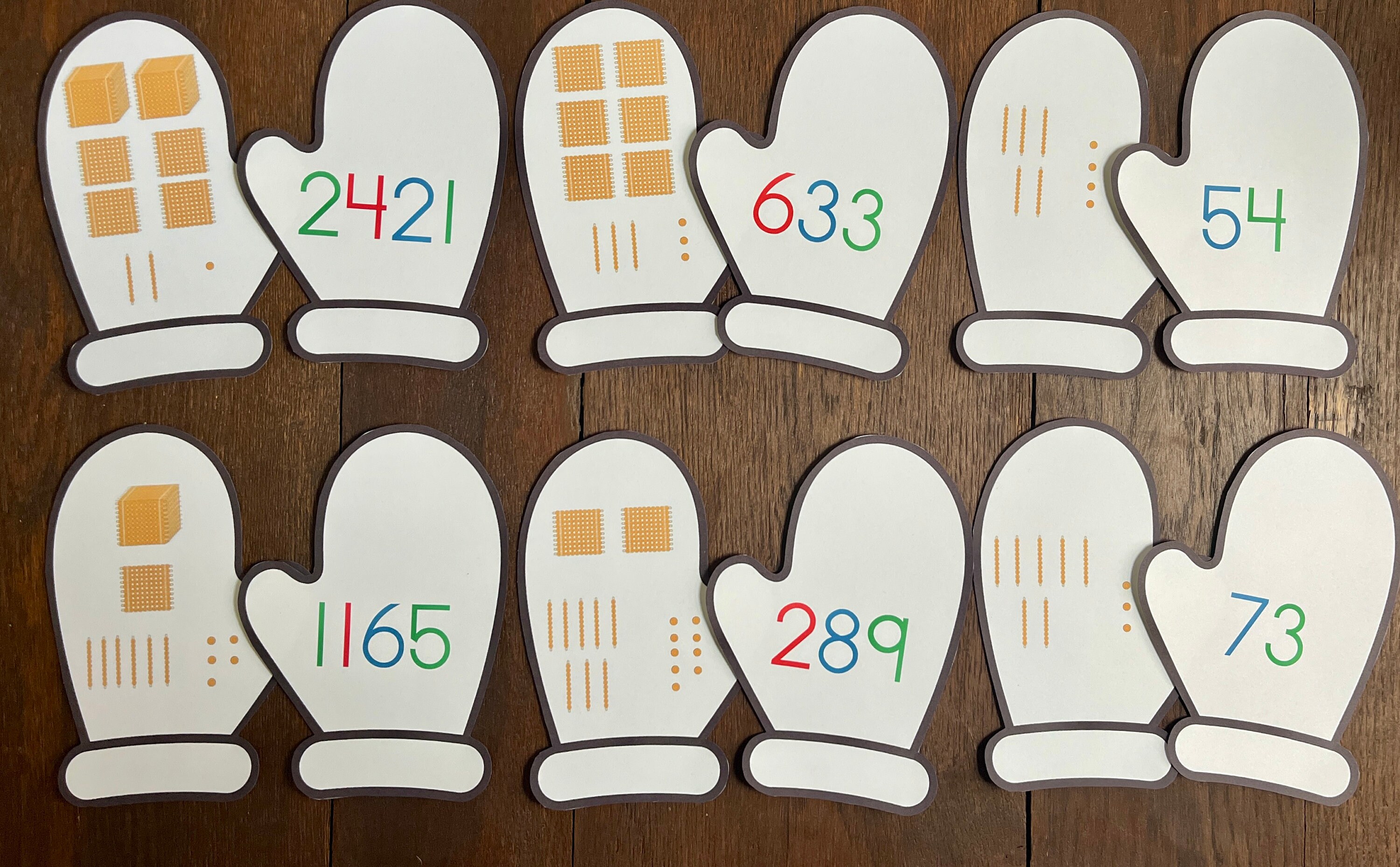 Montessori-inspired Winter Math Bundle - Etsy