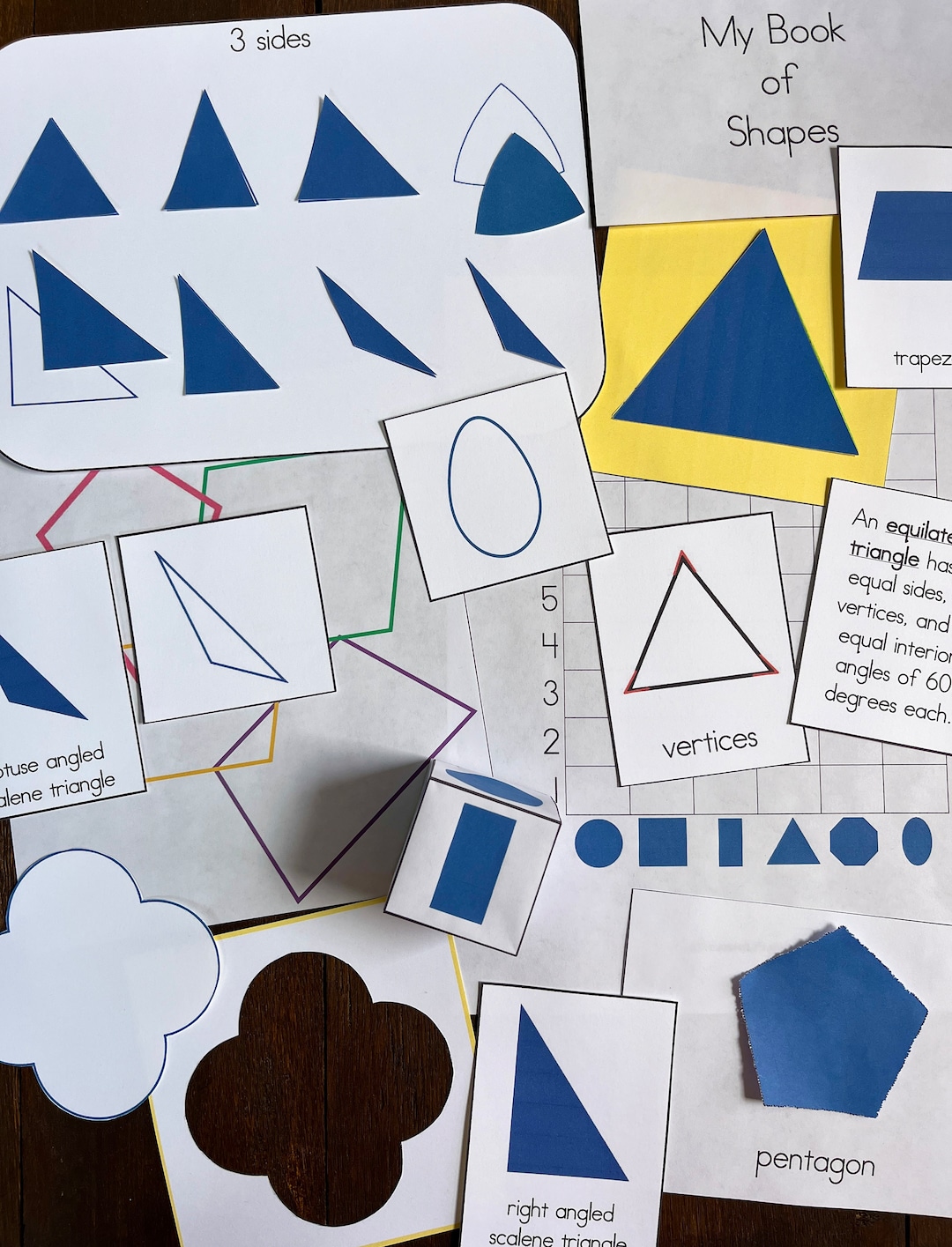 Montessori Geometric Cabinet Extensions Bundle - Etsy