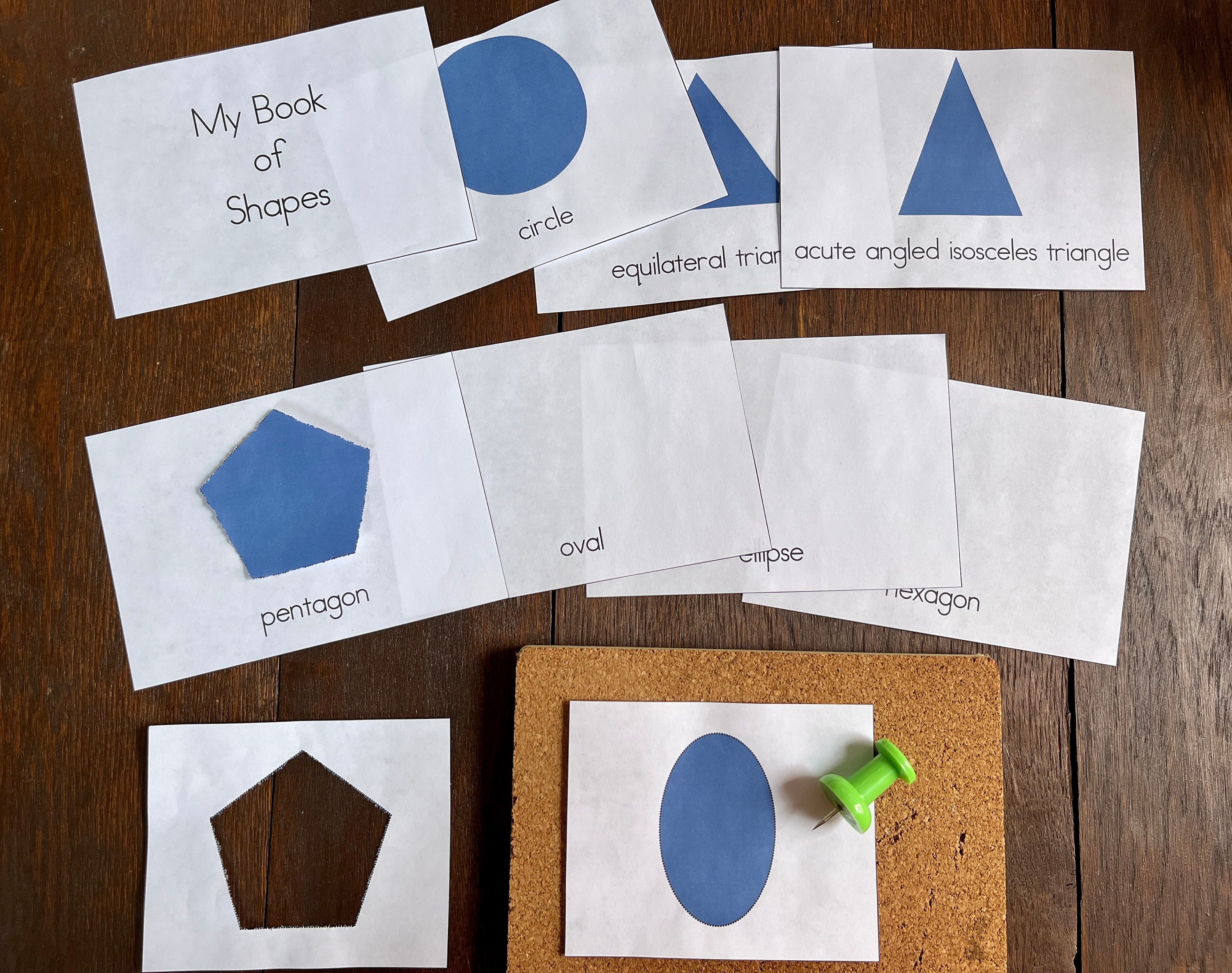 Montessori Geometric Cabinet Extensions Bundle - Etsy