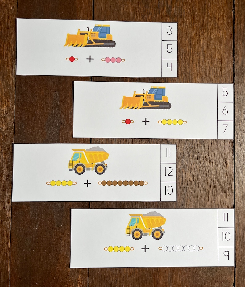Montessori-inspired Construction Bundle - Etsy
