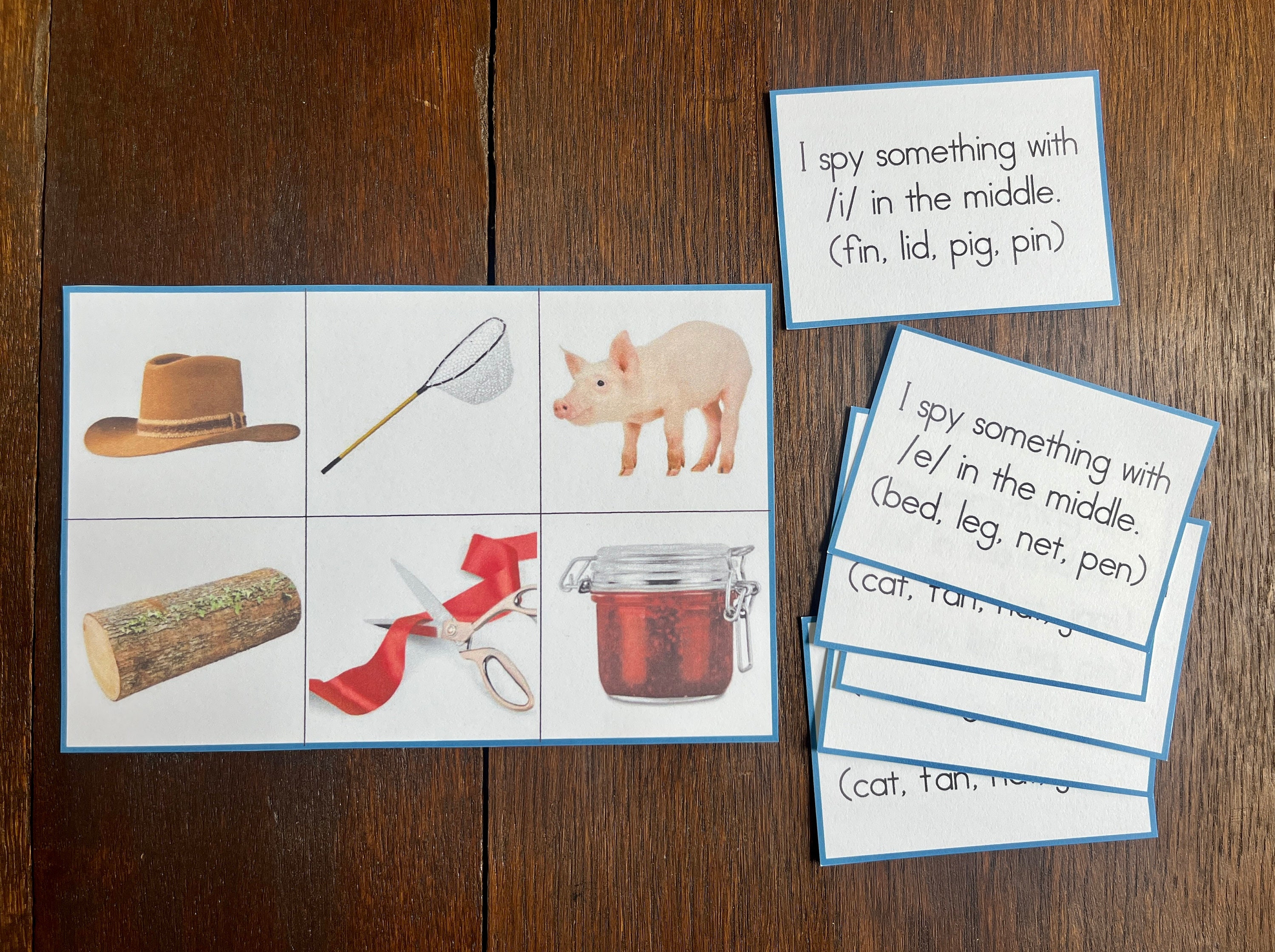 Beginning/ending/middle Sounds Bingo -- Montessori-inspired Sound Games ...
