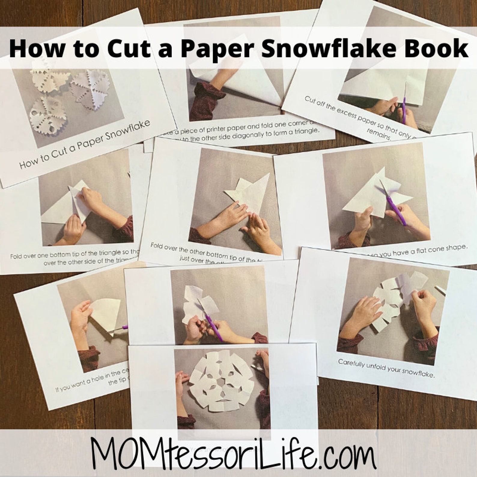 Snow & Snowflakes Pack Montessori-inspired Printable | Etsy