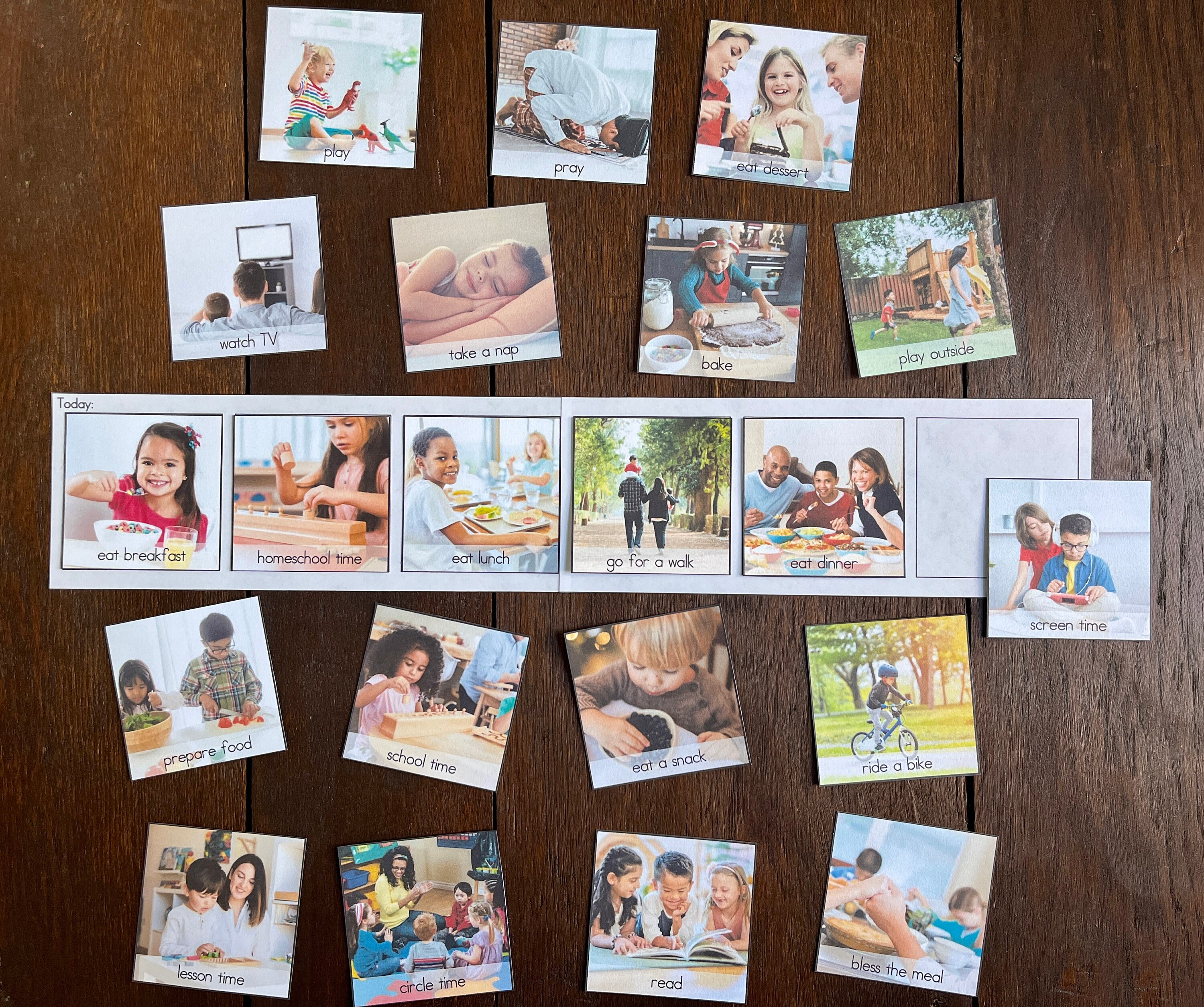 Montessori-inspired Rhythms & Routines Pack -- Visual Schedule - Etsy