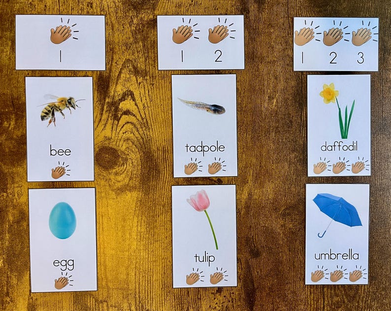Montessori-inspired Spring Language Bundle - Etsy