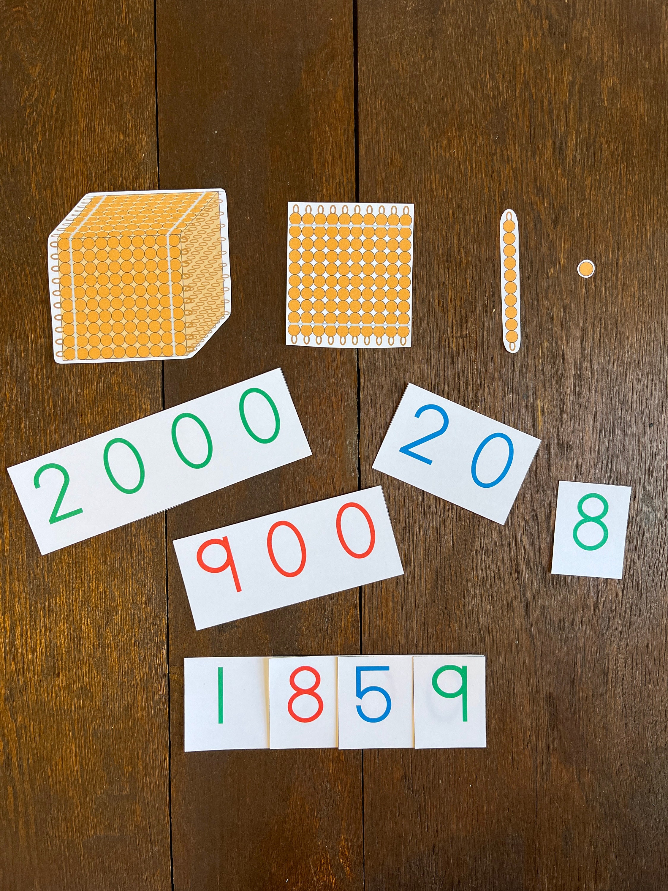 Montessori Golden Beads Extensions Bundle - Etsy