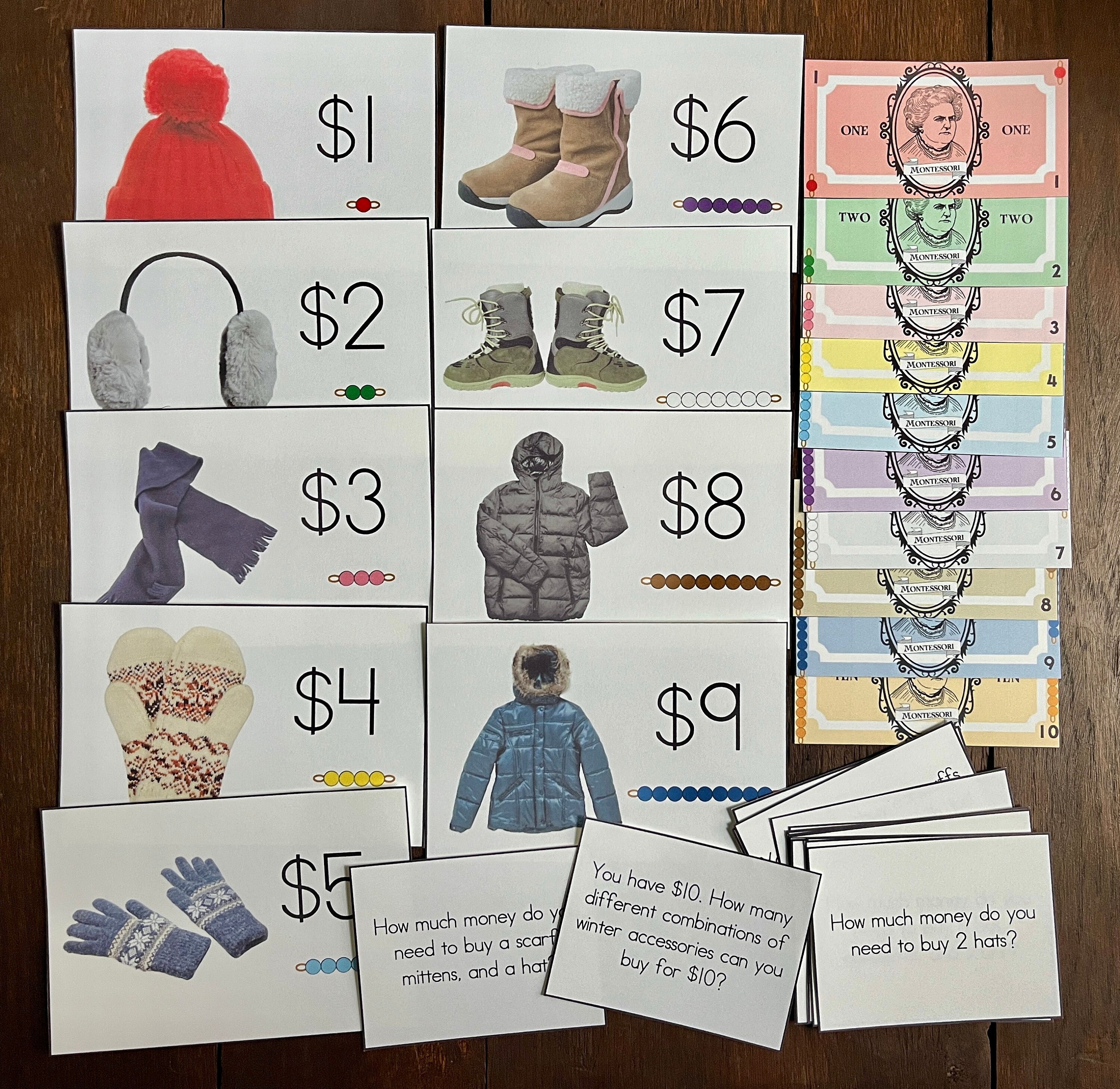 Montessori-inspired Winter Math Bundle - Etsy