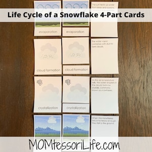 Snow & Snowflakes Pack -- Montessori-inspired Printable - Etsy