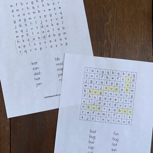 Pink/blue/green Series Word Search Bundle - Etsy