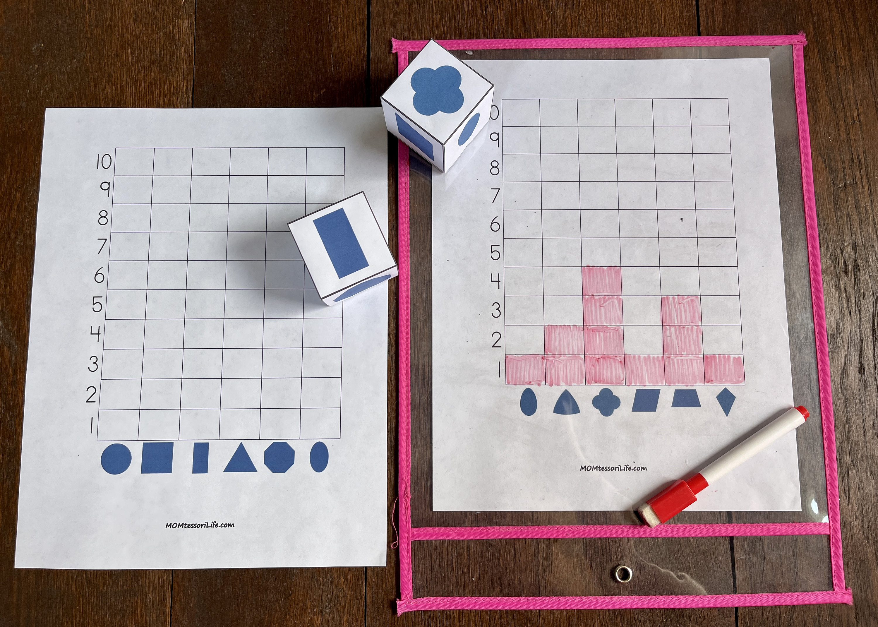 Montessori Geometric Cabinet Extensions Bundle - Etsy