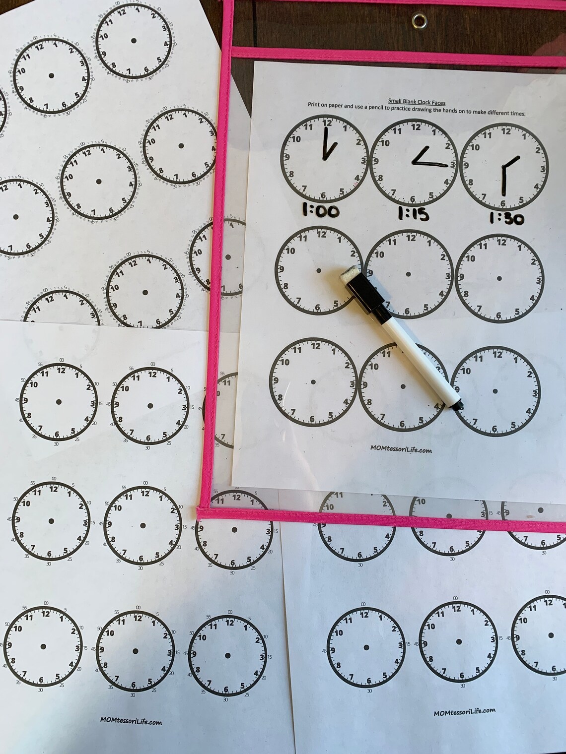 Montessori-inspired Clock Mini Bundle - Etsy