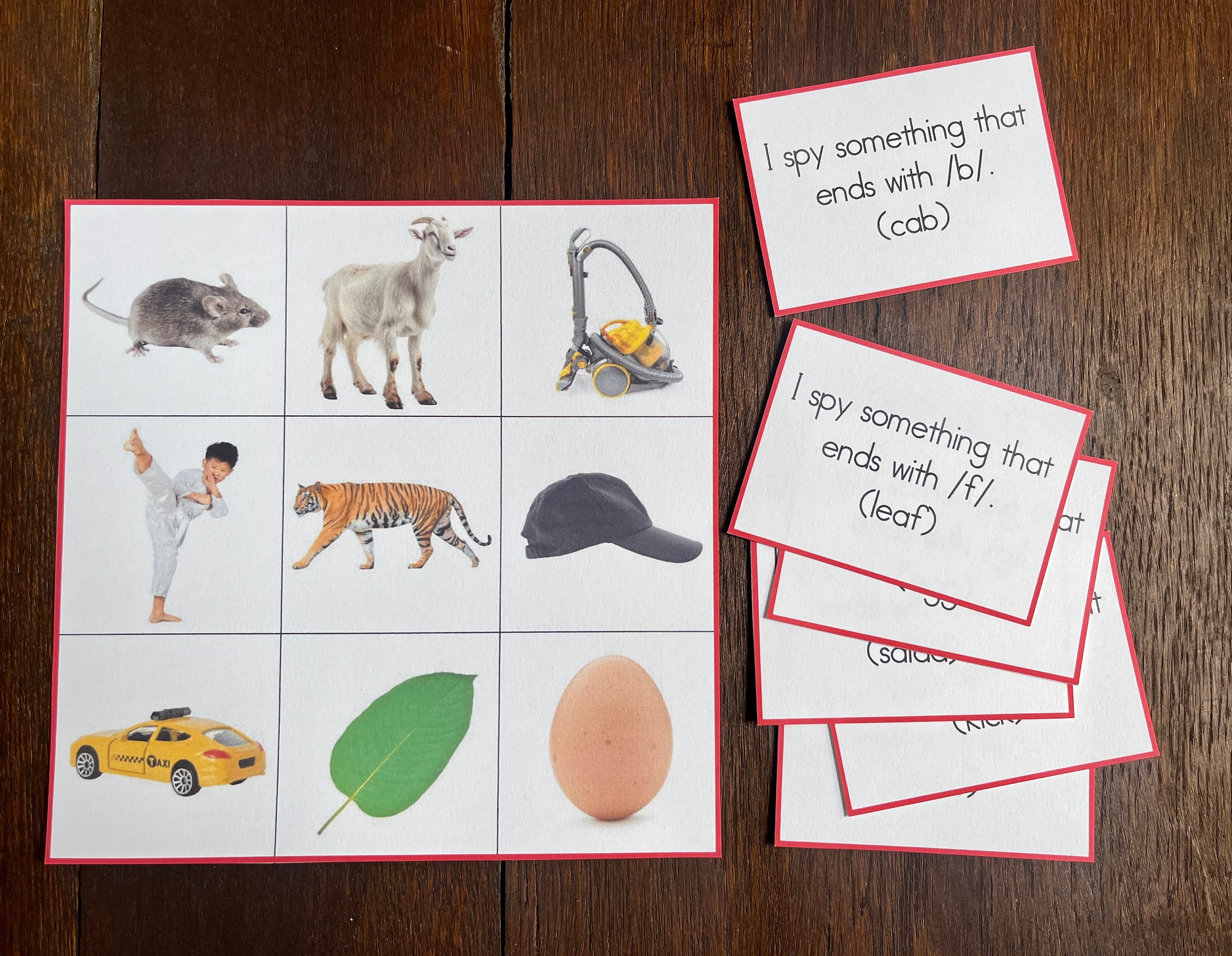 Beginning/ending/middle Sounds Bingo Montessori-inspired Sound Games - Etsy