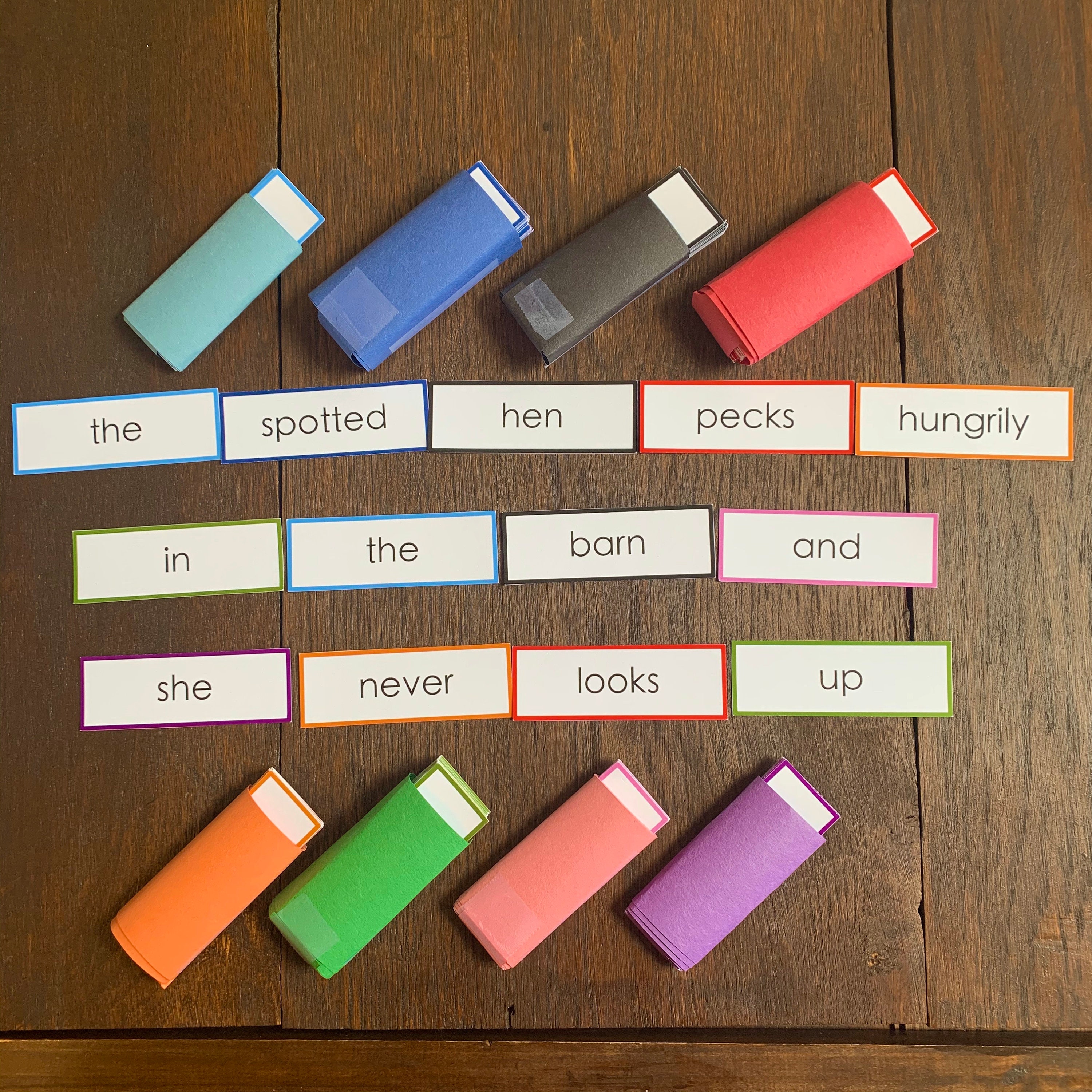 Printable Montessori Grammar Farm With Labels in Print - Etsy