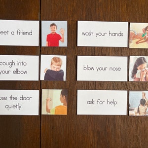 Montessori Grace & Courtesy Mini Bundle - Etsy