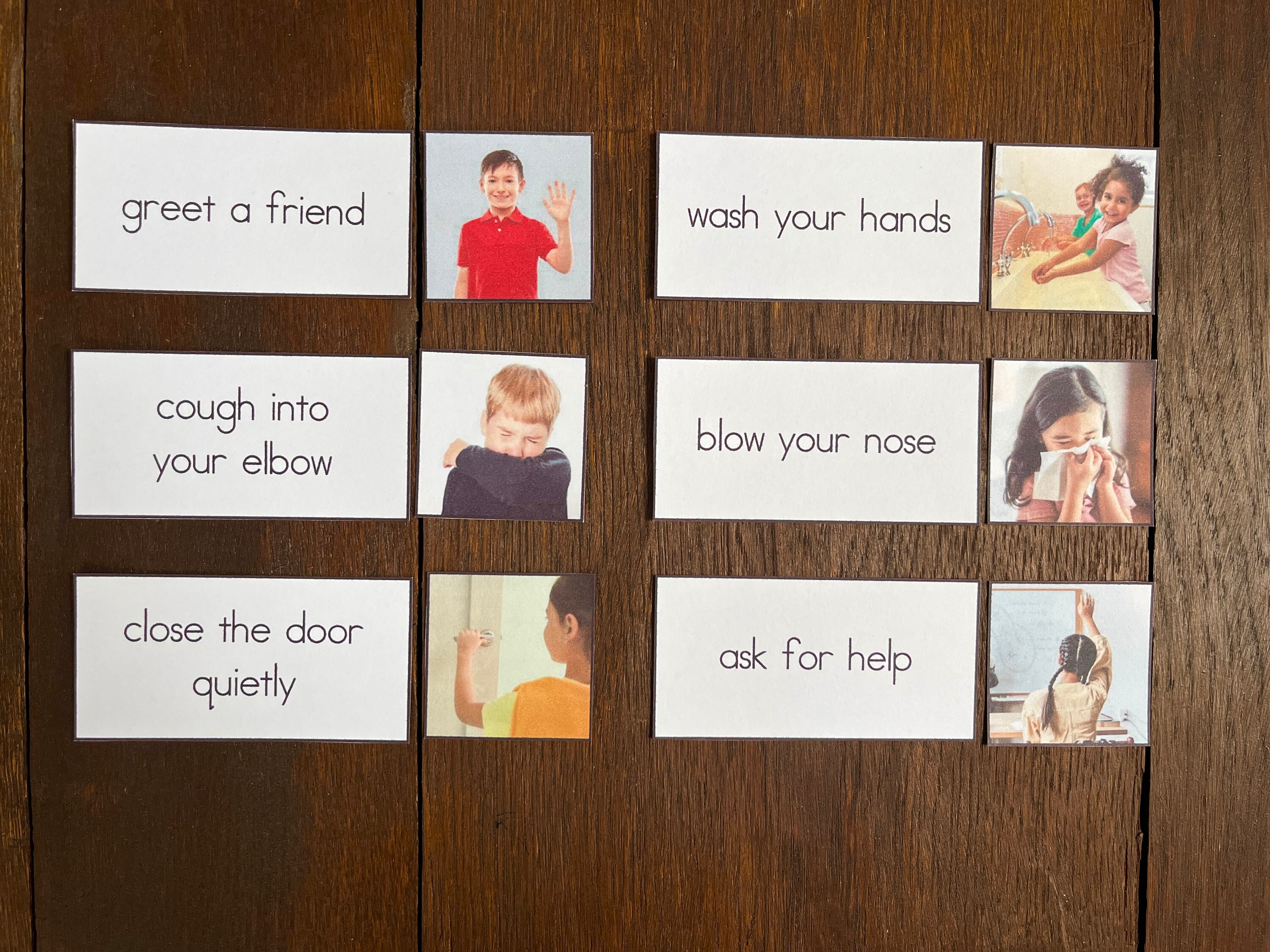 Montessori Grace & Courtesy Mini Bundle - Etsy