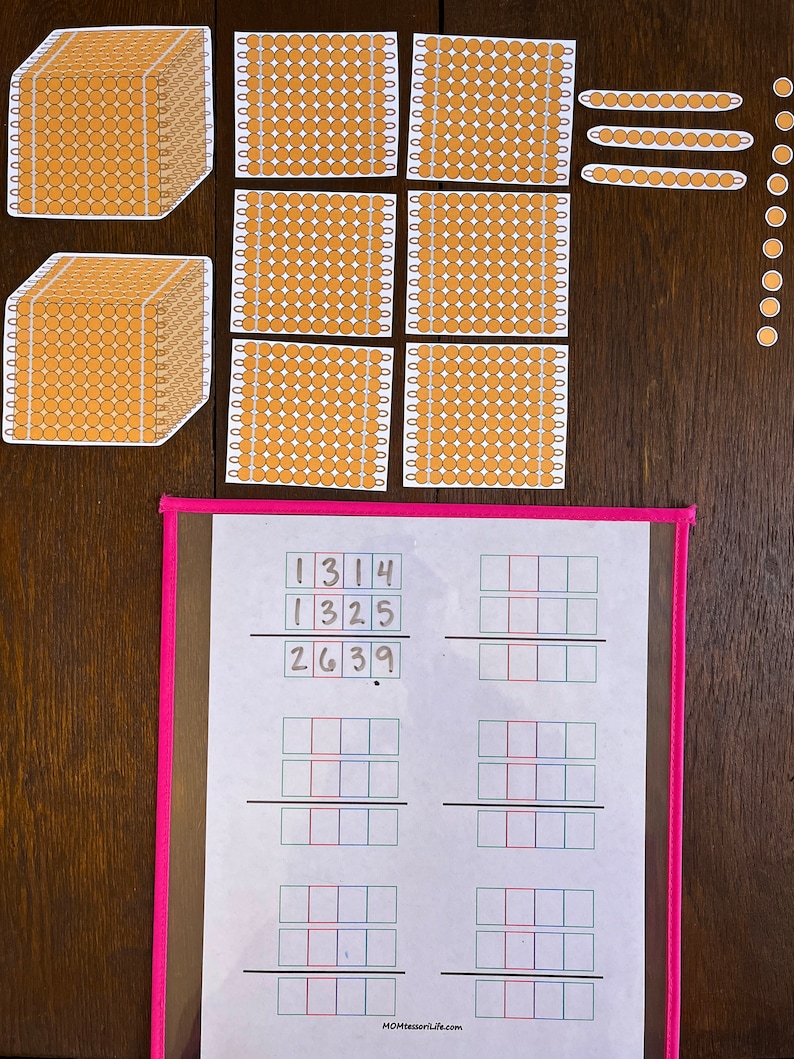 Montessori Golden Beads Extensions Bundle - Etsy