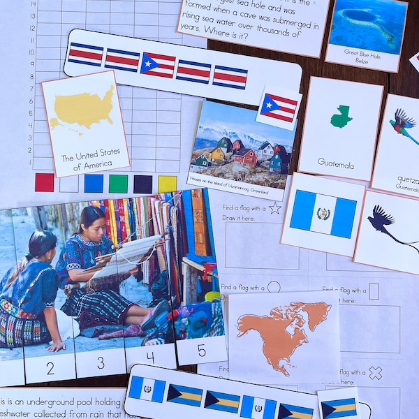 Continent Box - Etsy