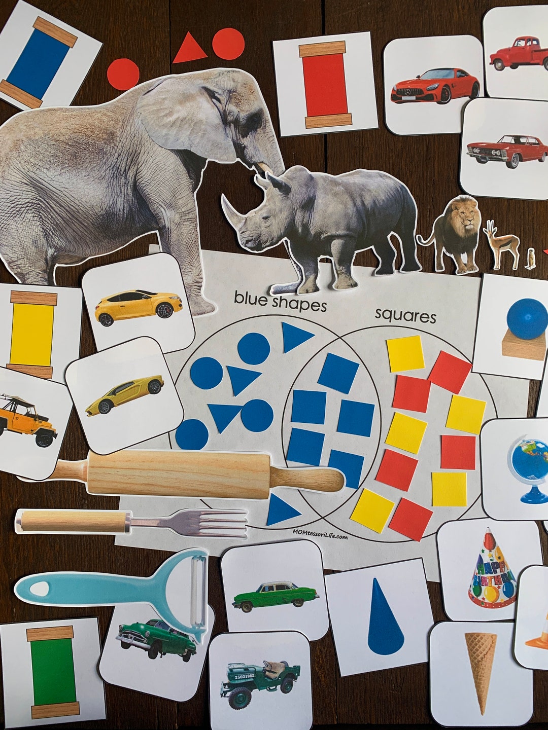 Montessori Sensorial Sorting Bundle - Etsy