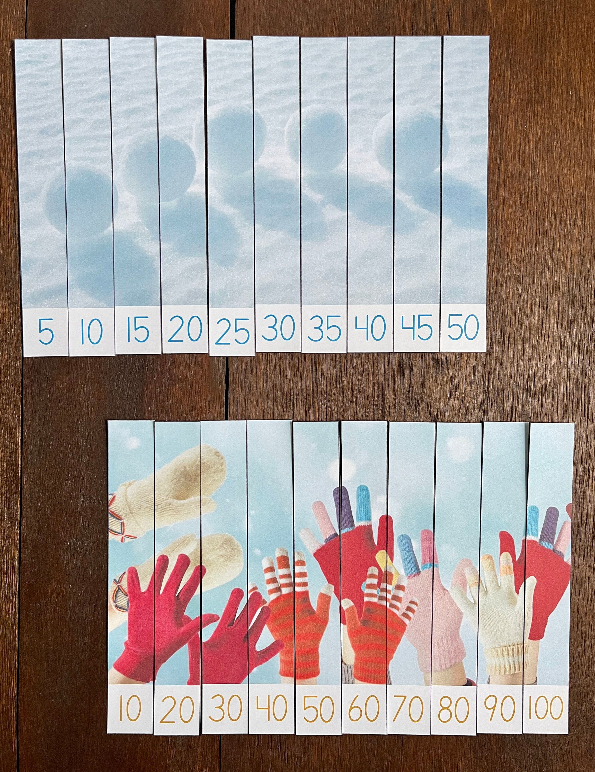 Montessori-inspired Winter Math Bundle - Etsy