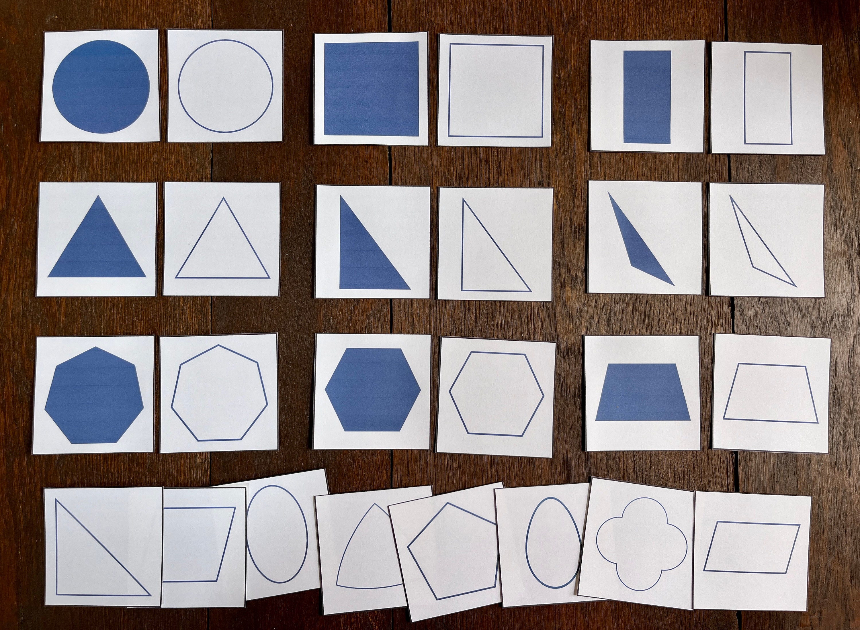 Montessori Geometric Cabinet Extensions Bundle - Etsy