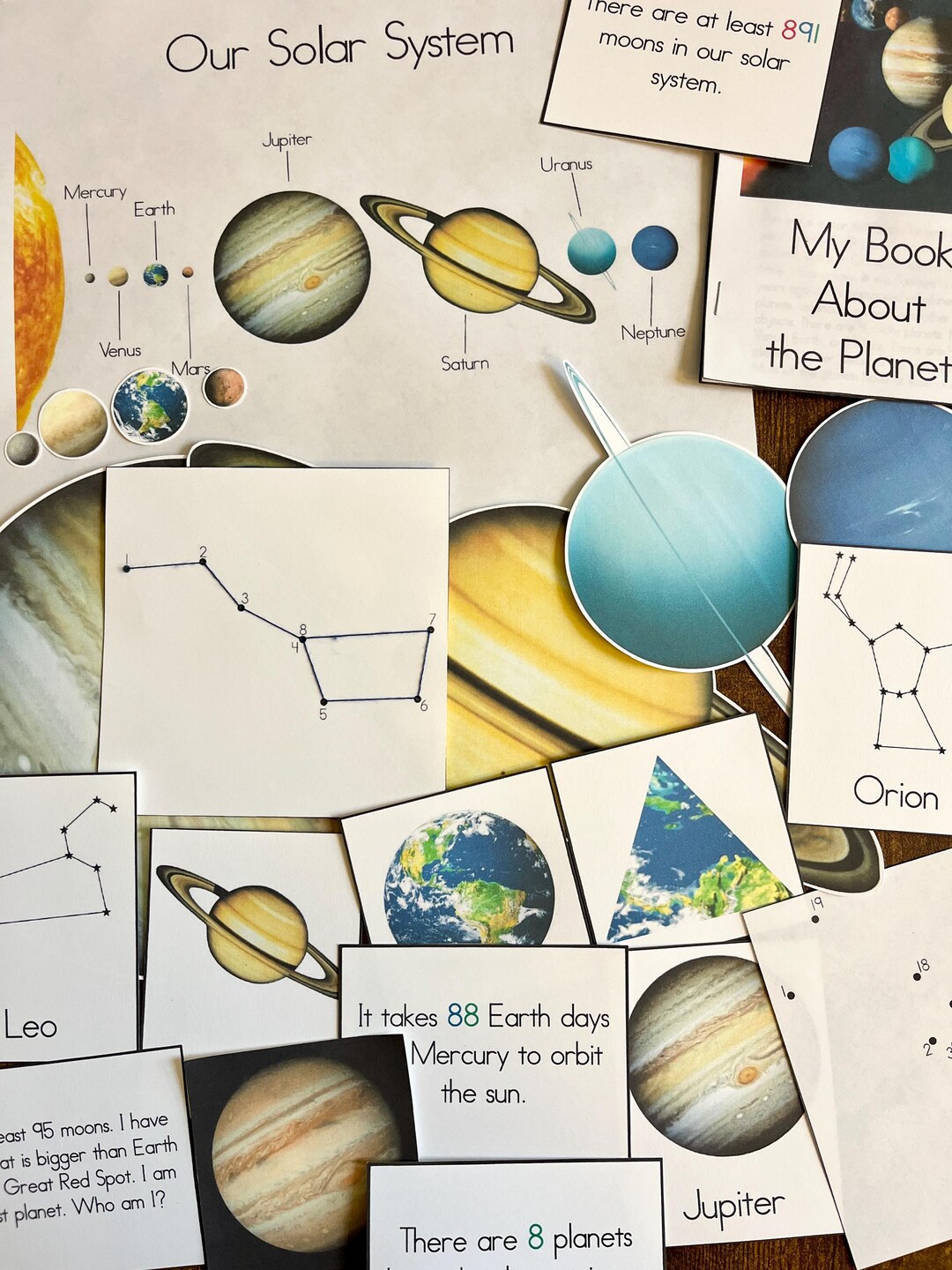 Montessori-inspired Outer Space Bundle - Etsy