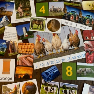 Montessori Farm Printable Pack - Etsy