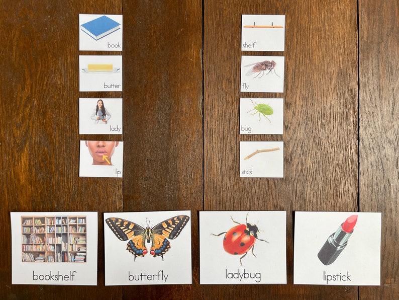 Compound Words Picture & Word Cards - Etsy