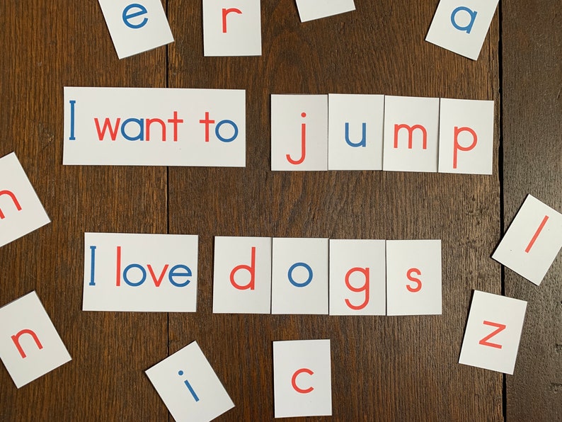 Sentence Starters With Movable Alphabet Tiles Printable - Etsy