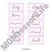 Printable Montessori Pink Series Photos and Words Cards in Print AND ...