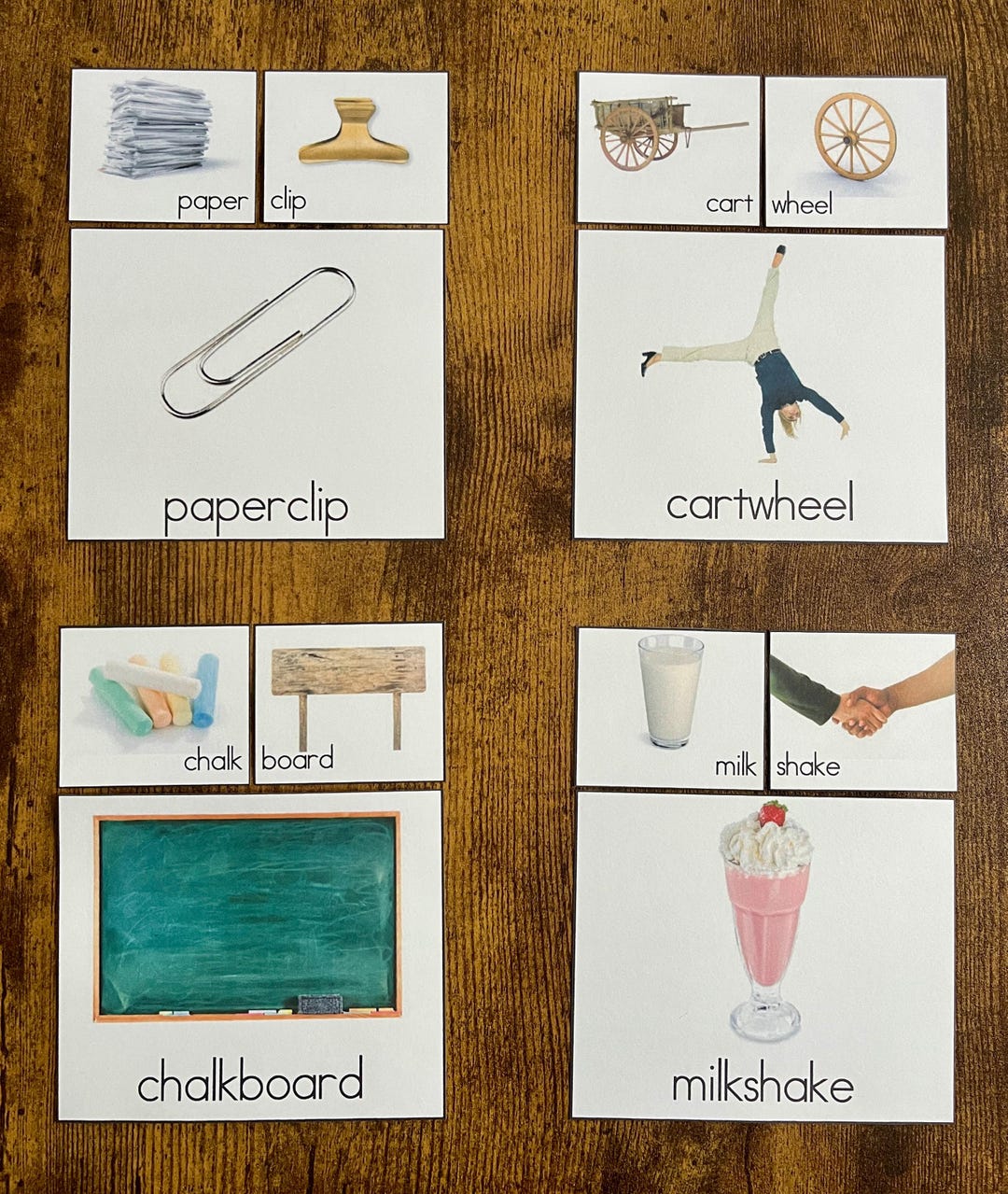 Compound Words Picture & Word Cards, Set 2 - Etsy