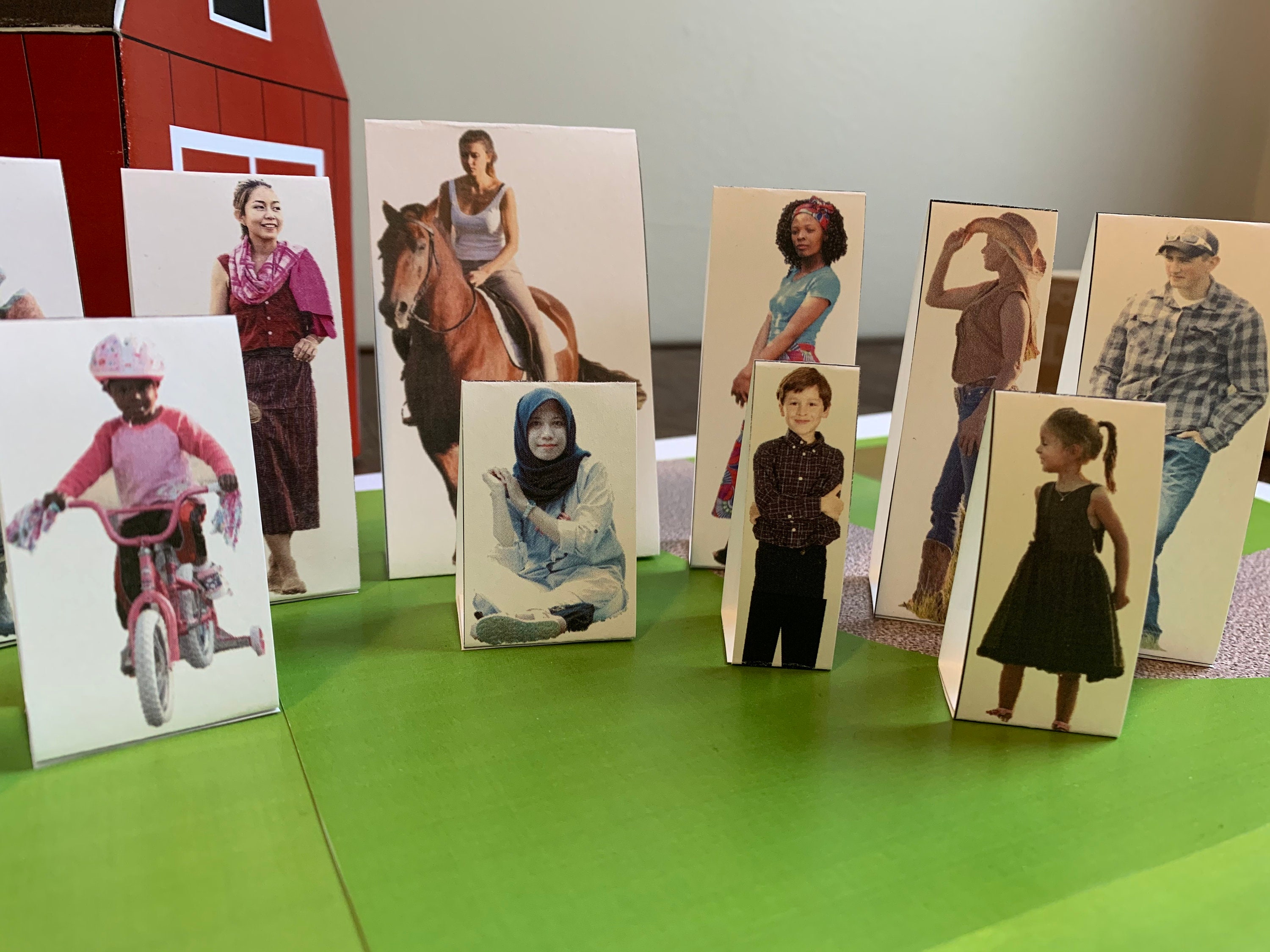 Printable Montessori Grammar Farm With Labels in Cursive - Etsy