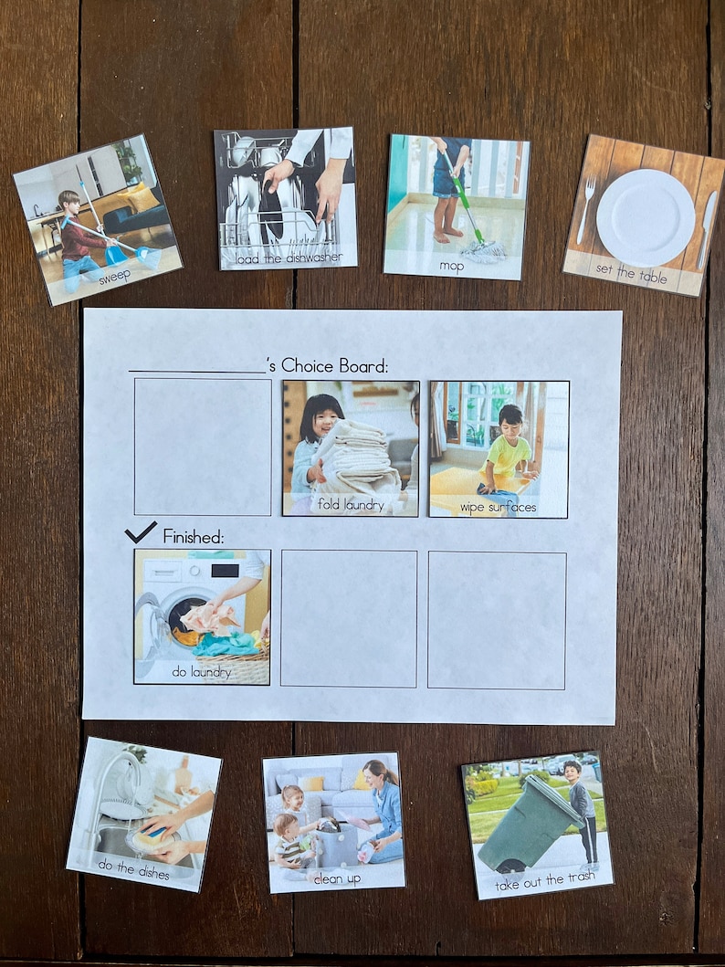 Montessori-inspired Rhythms & Routines Pack -- Visual Schedule - Etsy