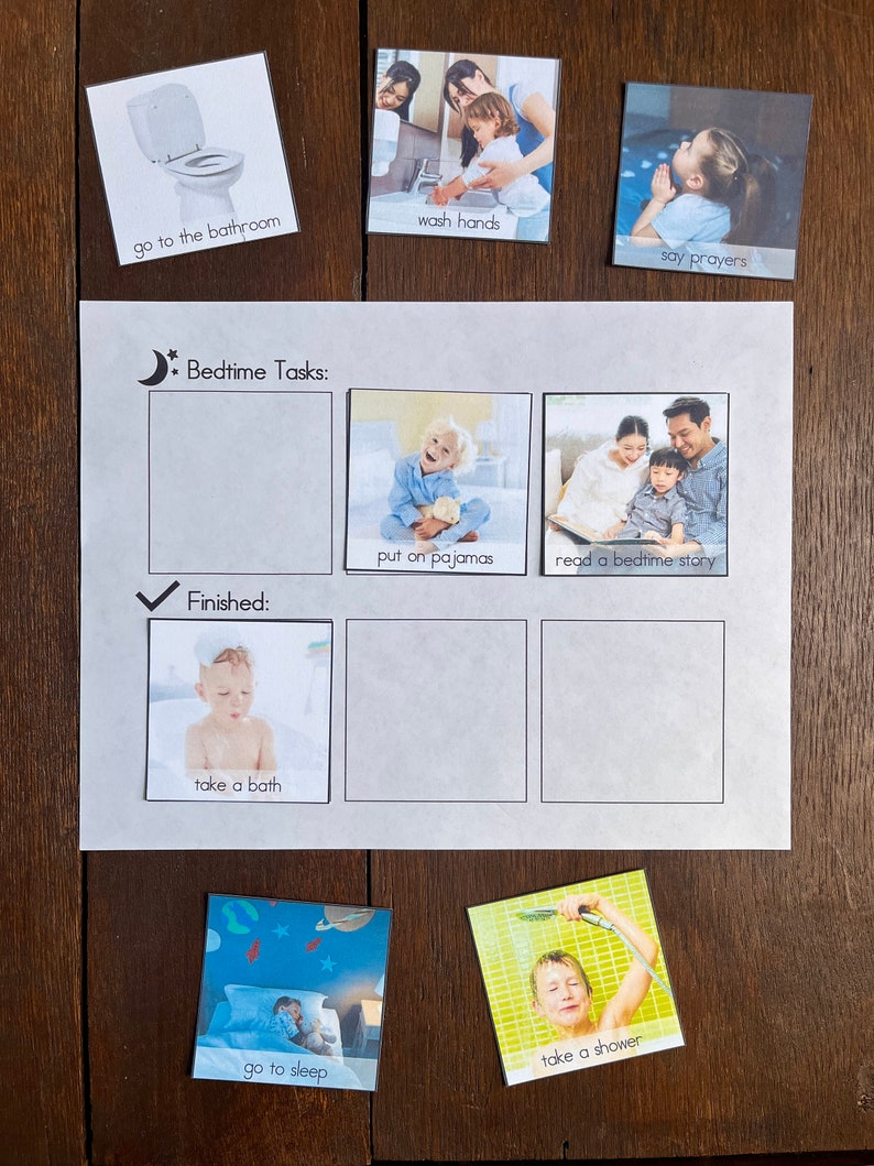 Montessori-inspired Rhythms & Routines Pack -- Visual Schedule - Etsy