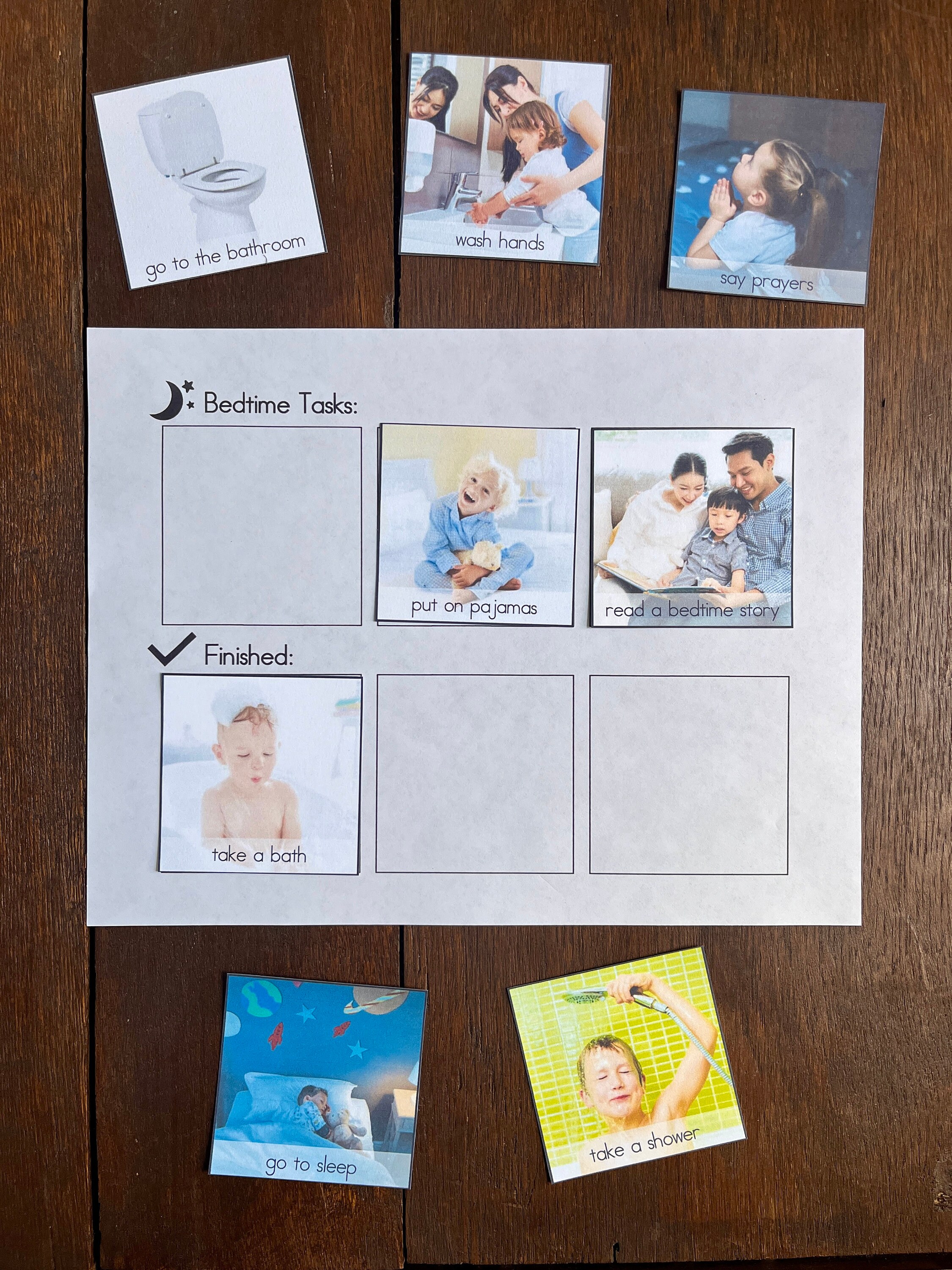 Montessori-inspired Rhythms & Routines Pack -- Visual Schedule - Etsy