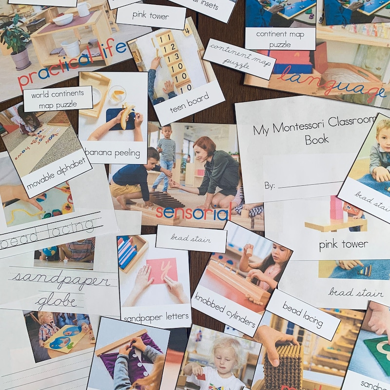 Montessori Materials Labels - Etsy