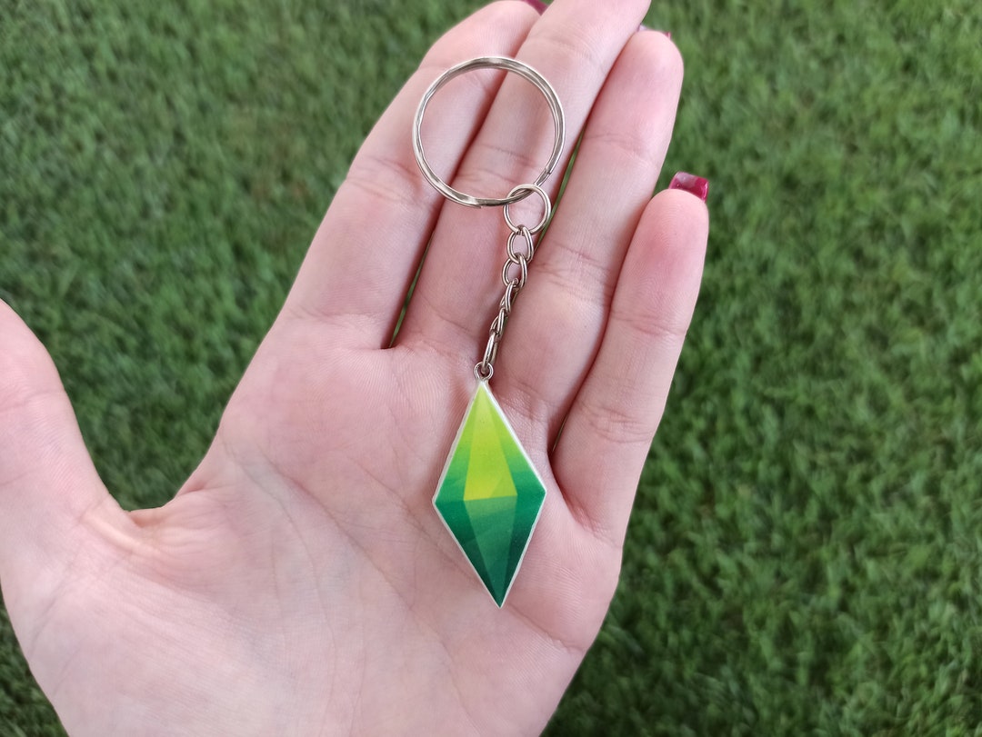 The Sims Icon - Keychains - Plumbob - Etsy