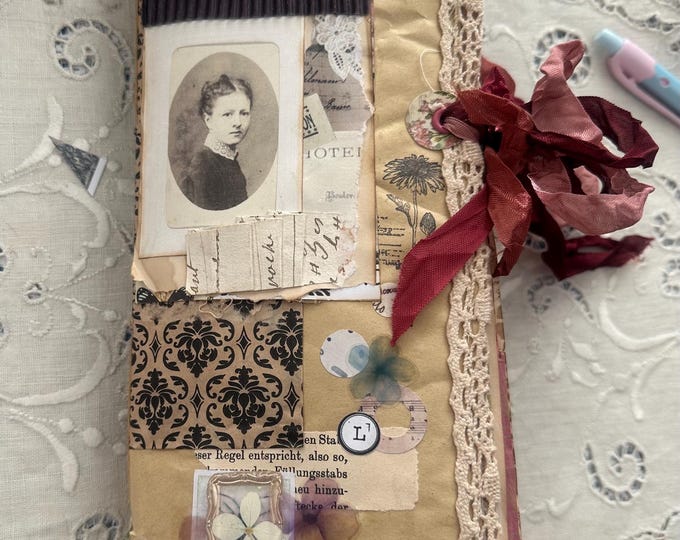 Junk Journal Long Tall Sally a Tall Thin Journal - Etsy