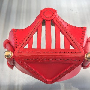 Vader Leather Half Mask - Etsy