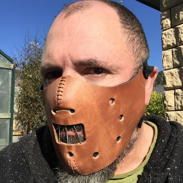 Leather Mask - Etsy