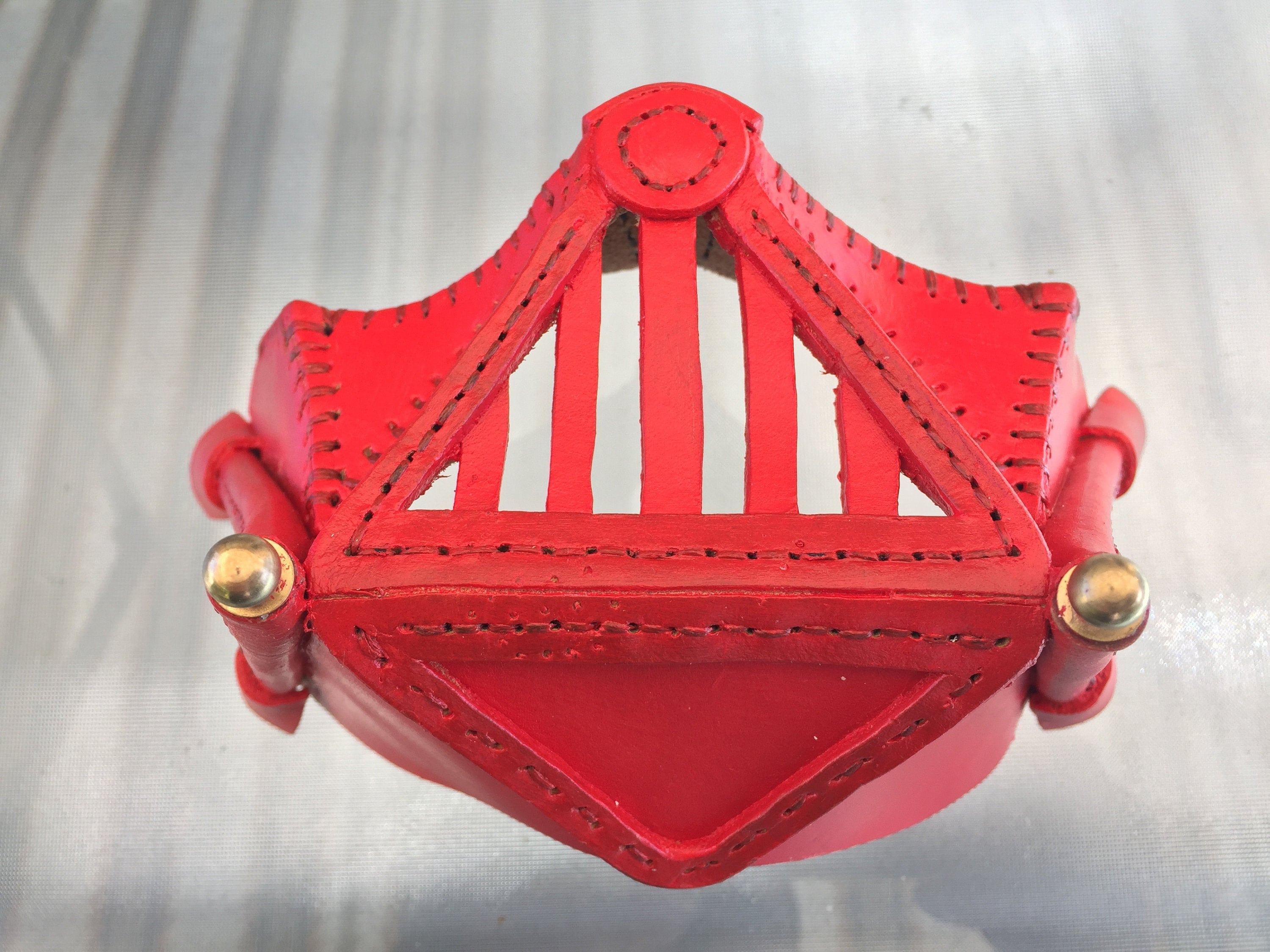 Vader Leather Half Mask - Etsy