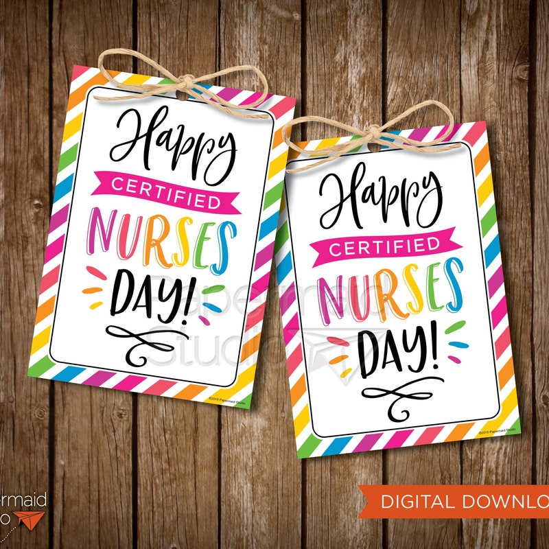 Printable Certified Nurses Day Cards - Etsy