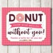 Teacher Appreciation Donut Printable - Staff Appreciation Donut Thank ...
