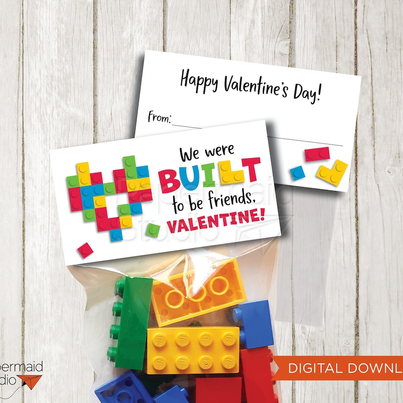 Lego® Valentines Cards - Etsy
