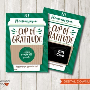Employee Appreciation Gift Printable - Employee Appreciation Card ...