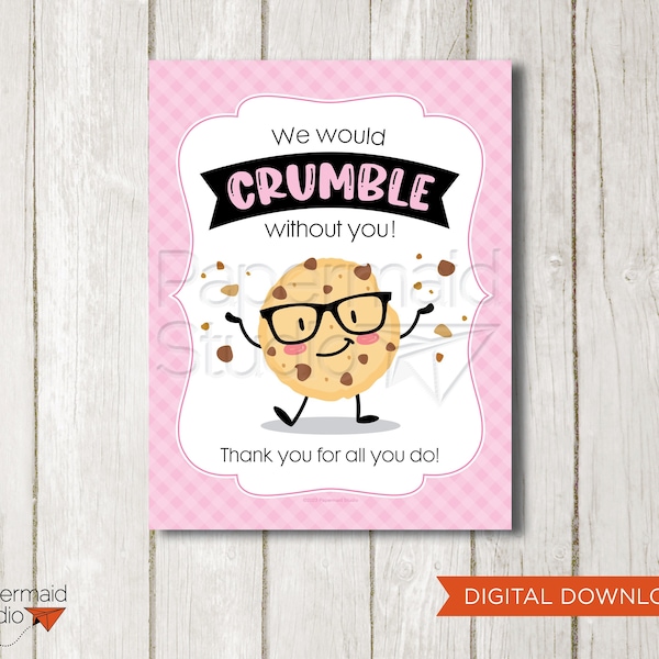 We Would Crumble Without You - Etsy