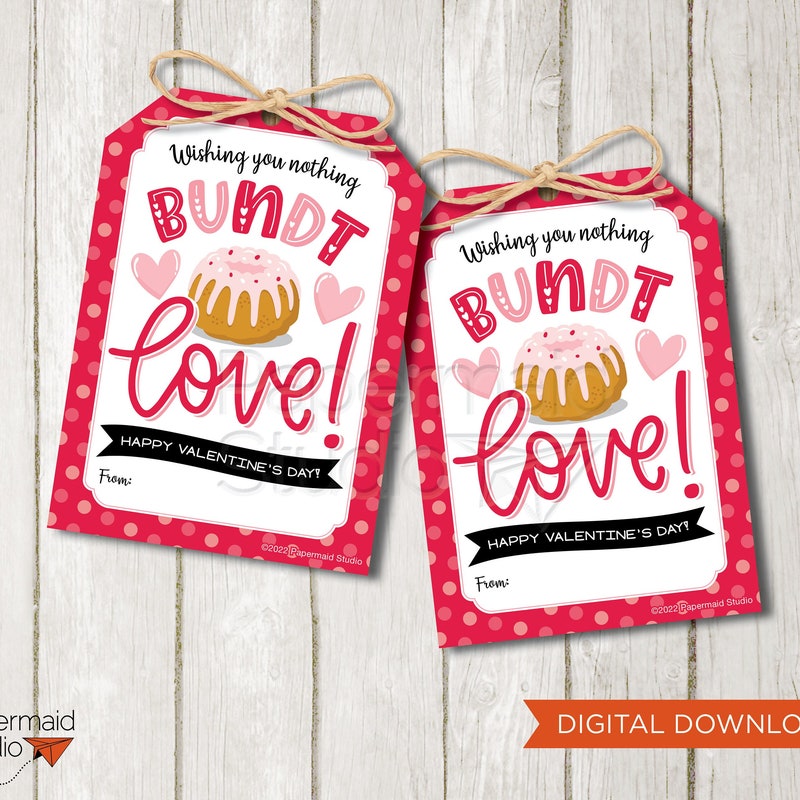 Valentine Coworker Tags - Etsy