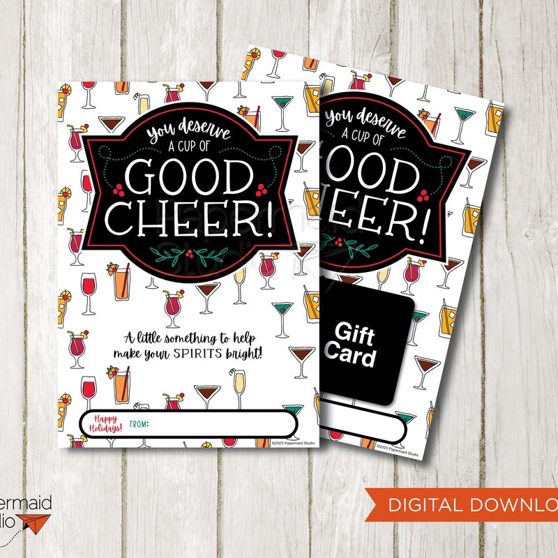 Liquor Christmas Cards - Etsy