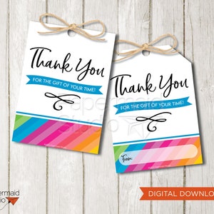 Volunteer Appreciation Gift - Volunteer Thank You Printable - Parent ...