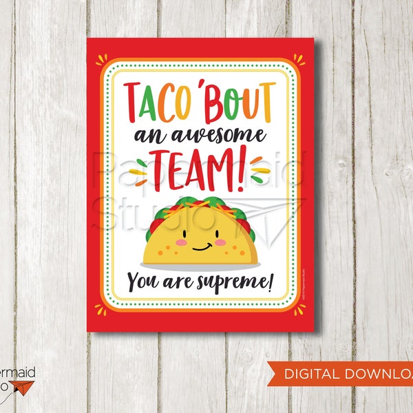 Taco Poster - Etsy